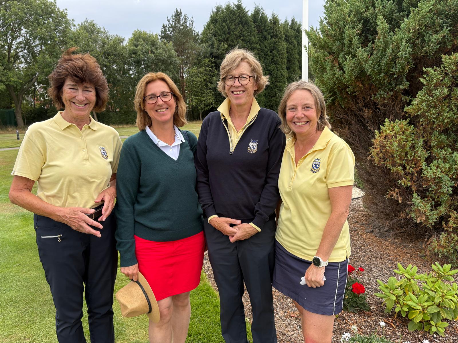 RAF Team representing Sussex at England Golf Women's Champion Club ...